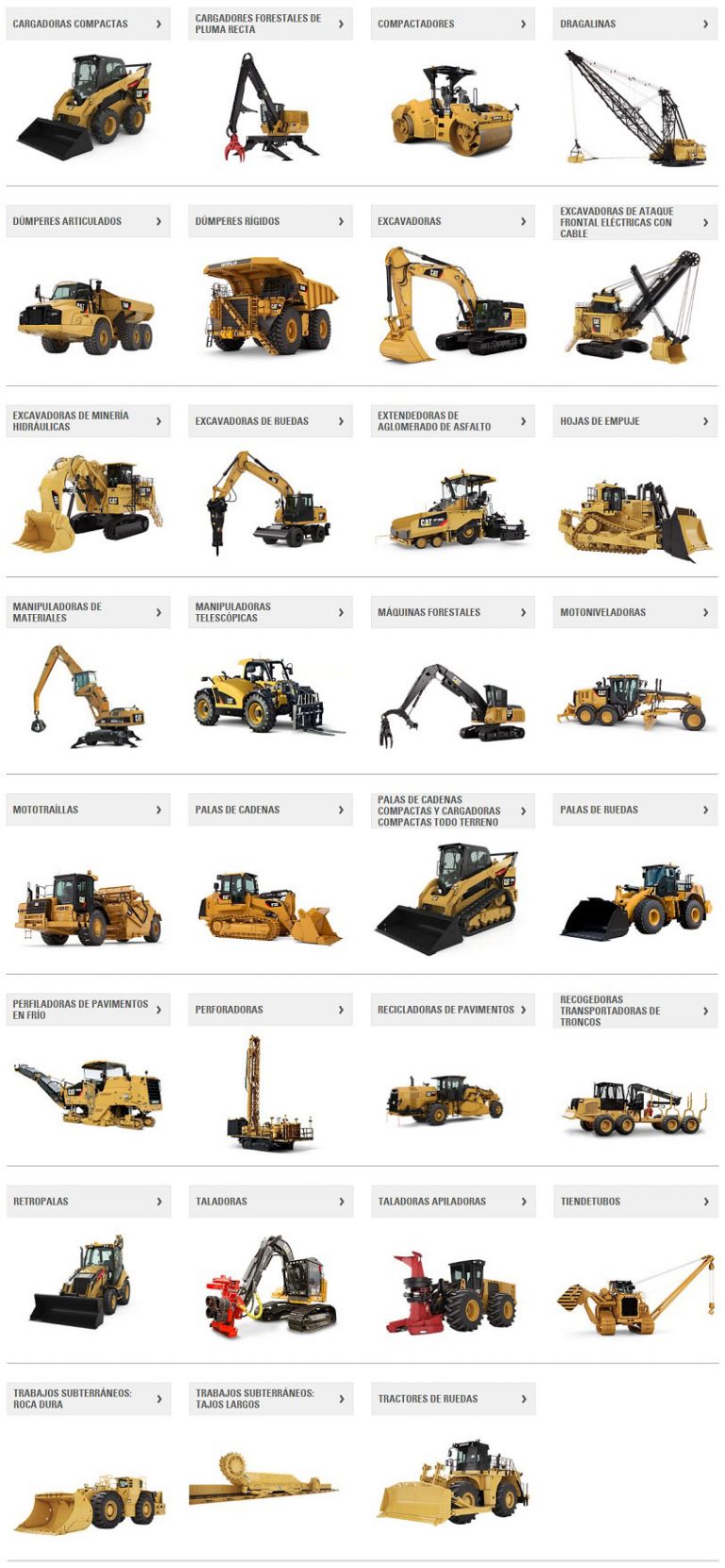 Types of construction machinery and examples Detailed guide!