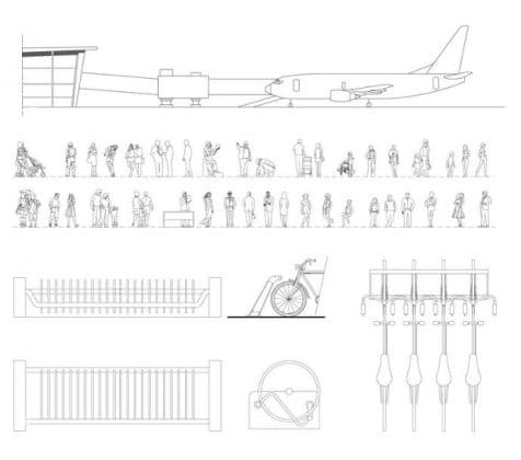 501 Free AutoCAD blocks for download: 2D - 3D. Top Drawings!