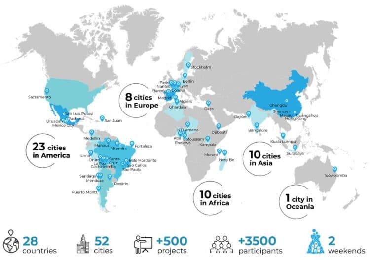 100 Ecological, sustainable and environmental projects