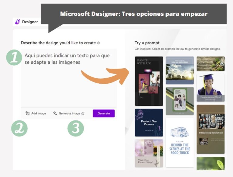 Microsoft Designer: Crea diseño impresionantes en 1 minuto