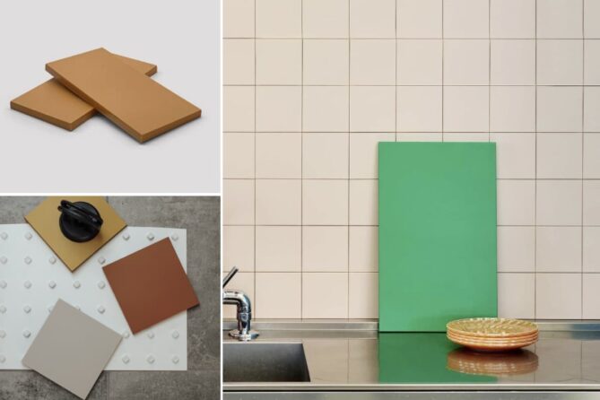 Kitchens renovated in one click: Lego style tiles!
