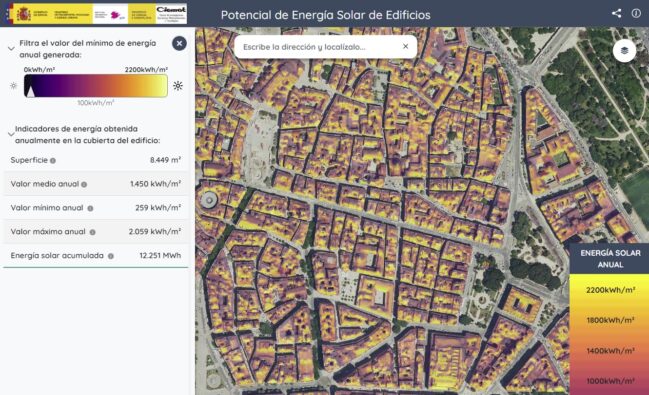 Mapa radiación solar España ¿Cuánto sol recibe tu tejado?