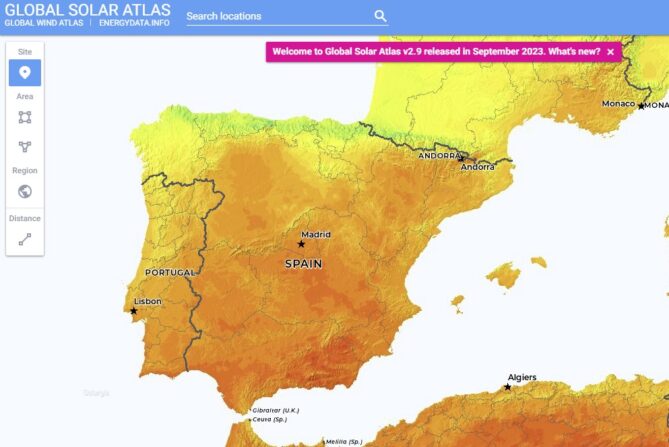 Mapa radiación solar España ¿Cuánto sol recibe tu tejado?