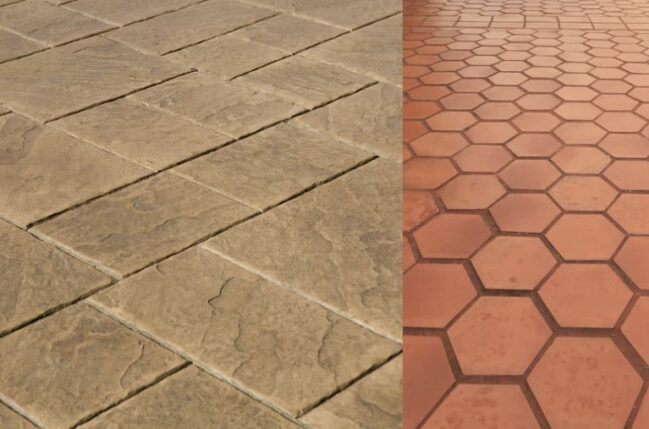 Hormigón Impreso: Qué es, cómo se hace, moldes y colores