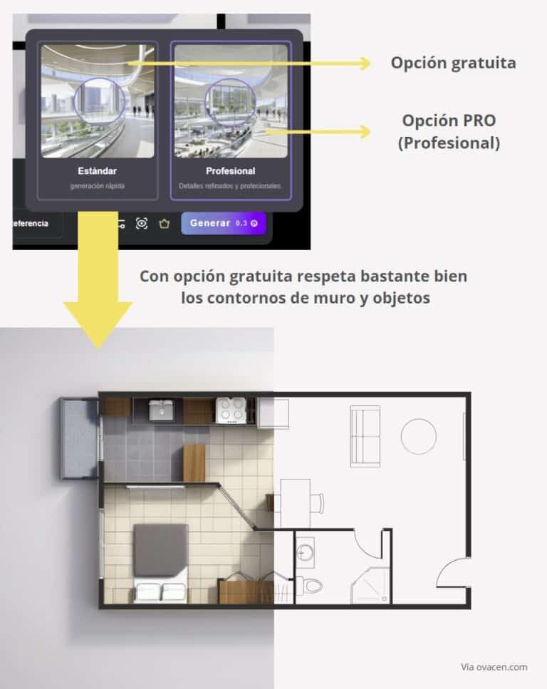 Cómo renderizar plano de arquitectura en 1 minuto ¡Top IA!