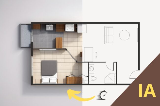 Cómo renderizar plano de arquitectura en 1 minuto ¡Top IA!