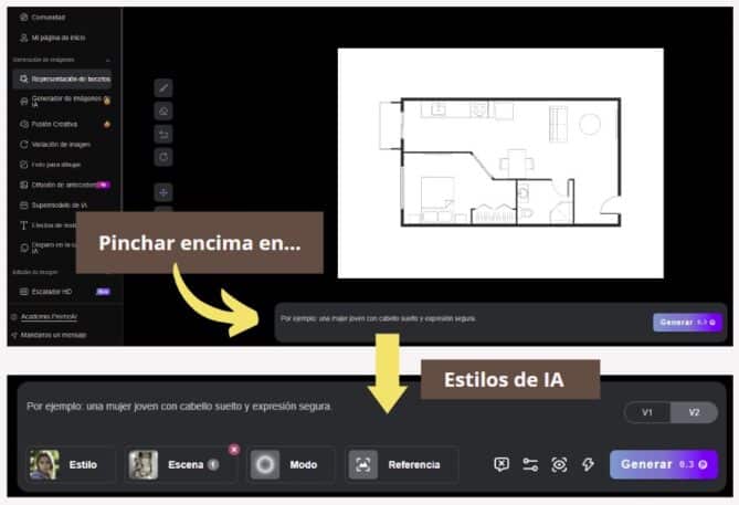 Cómo renderizar plano de arquitectura en 1 minuto ¡Top IA!