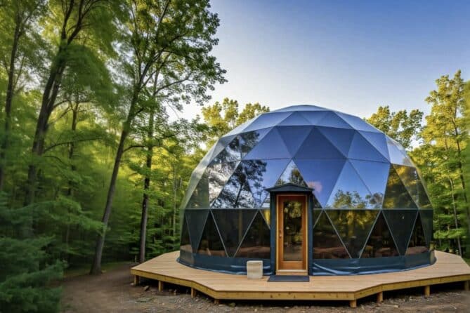 How to build a dome house or geodesic dome. Step by step!