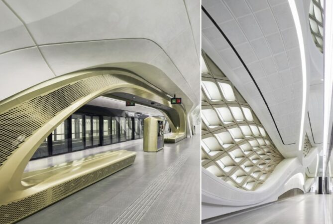 Nueva estación de metro de Riad: Obra maestra de Zaha Hadid