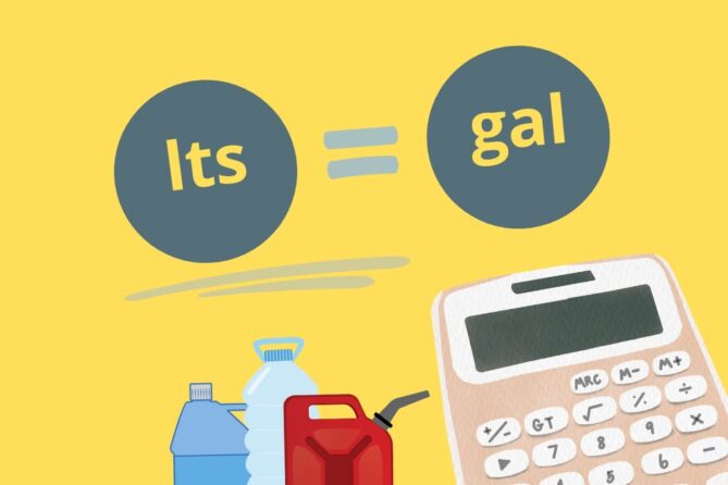 Converter liters to gallons | L to gal calculator | OVACEN