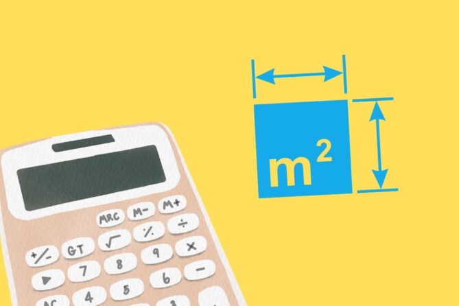Calculate square meters m² | Calculator + m² Converter!