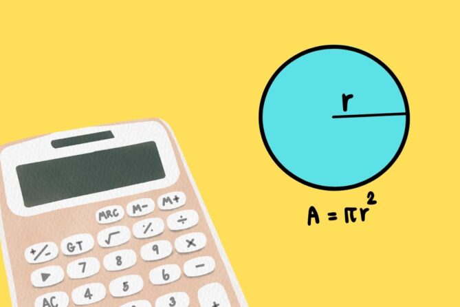 Area of a circle calculator online | Circle formula | OVACEN