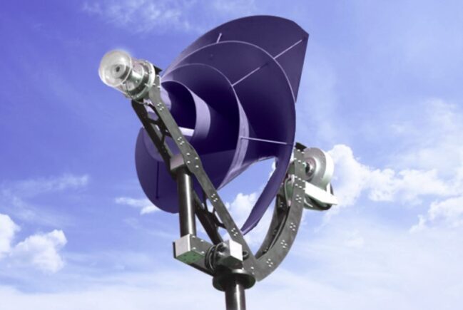 Wind energy at home? Innovative Archimedes wind turbine
